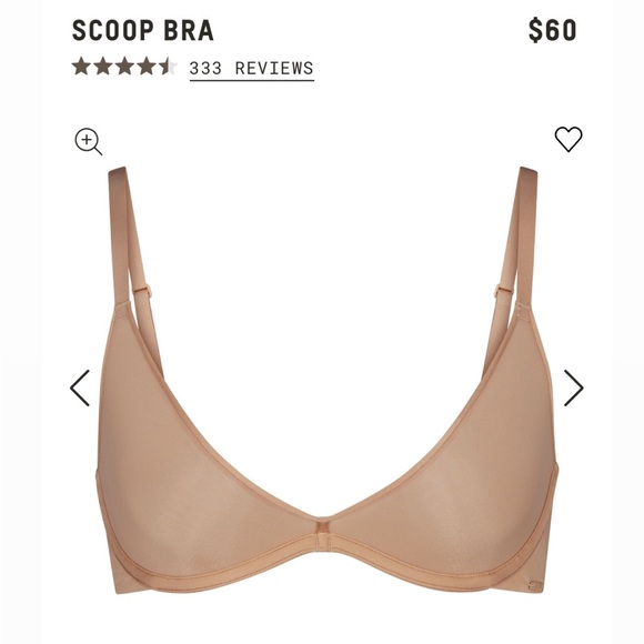 SKIMS | Intimates & Sleepwear | New Skims Weightless Scoop Bra In Clay ...